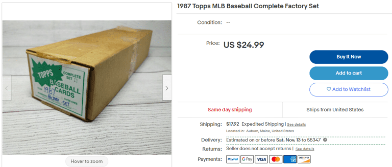 1987 Topps Baseball Cards Worth Collecting (Amazing Card Facts)