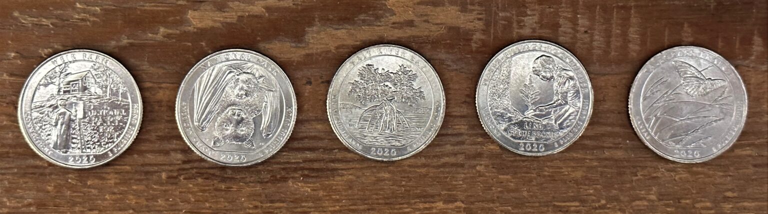 The Bat Quarter and America the Beautiful 2020 Quarter Value