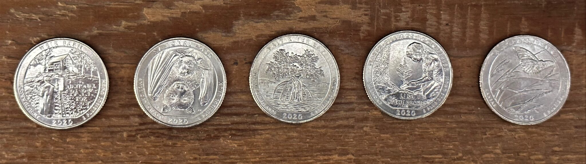 The Bat Quarter and America the Beautiful 2020 Quarter Value