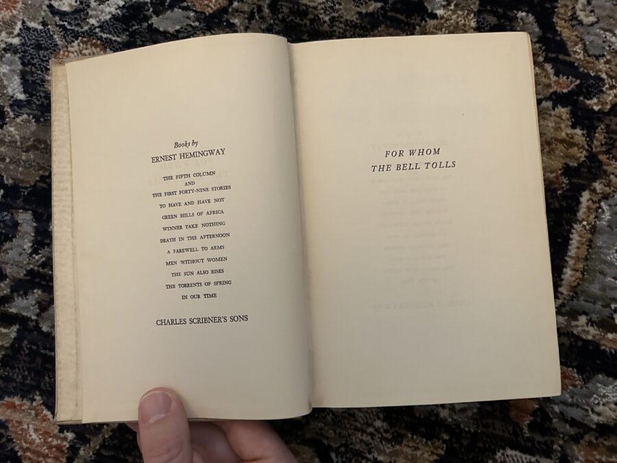 Most Valuable Ernest Hemingway First Edition Books